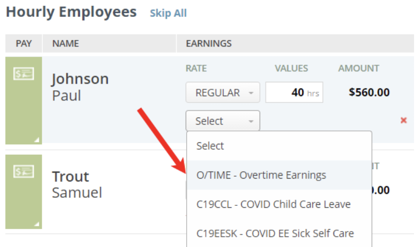 How do I pay my hourly employees overtime?
