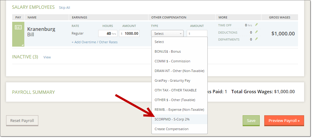 How do I record medical insurance paid for S-Corp 2% shareholders?
