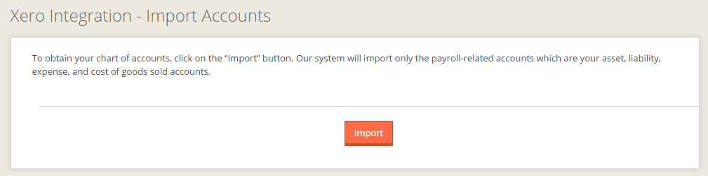 How do I import my Chart of Accounts for accounting integration?